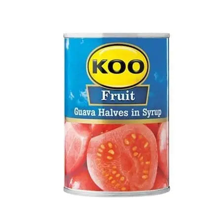 Koo Fruits Guava Halves in Syrup 410g Can - YeboBox